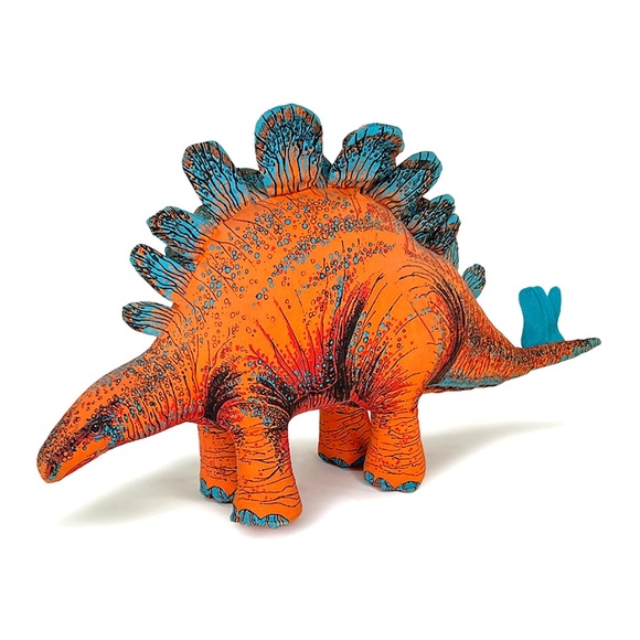 Applause | Toys | Soft Stuffed Orange Vintage Stegosaurus By Applause ...